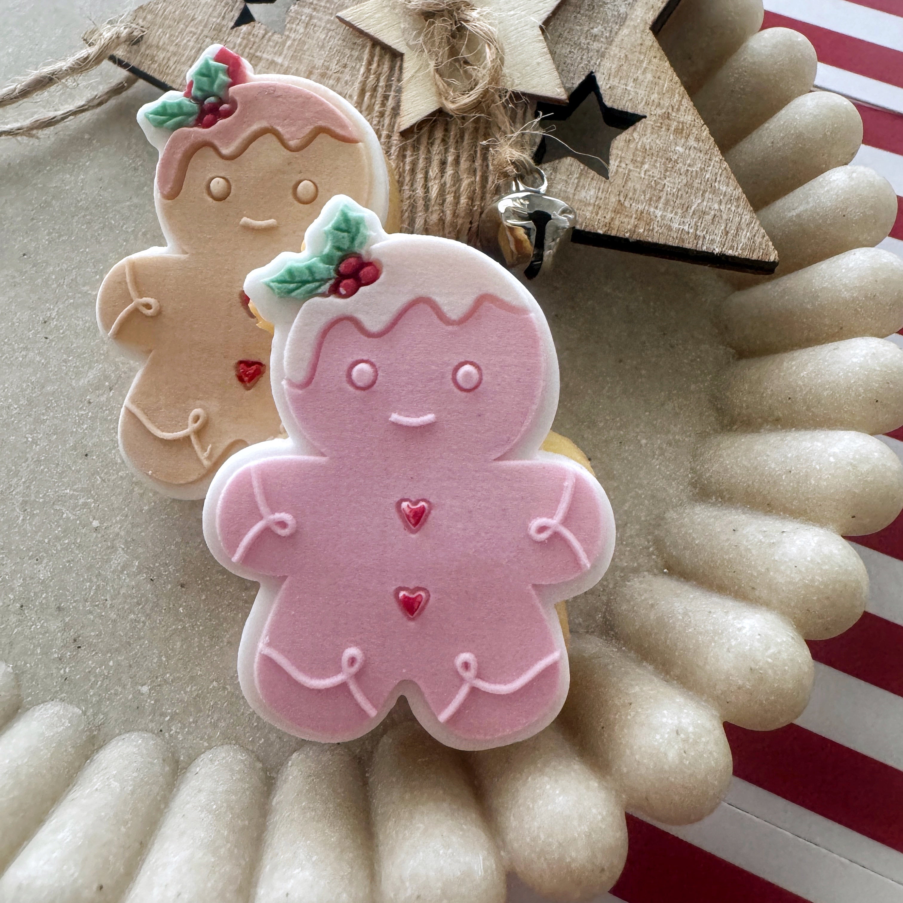 5cm Mini Gingerbread Man Cookie Stamp & Cutter – Kuki Creative Pty Ltd